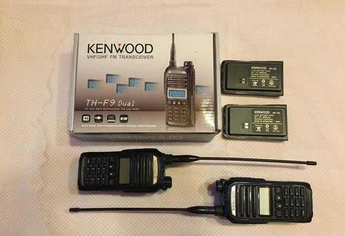 Рация Kenwood TH F9 dual 2 шт + 2 аккумулятора