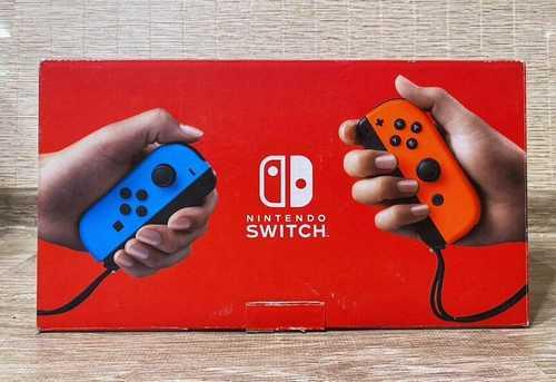 Nintendo switch, rev. 2, прошитая, 128 гб