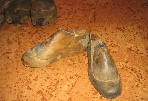 Колодки деревянные для обуви СССР винтаж Кедр