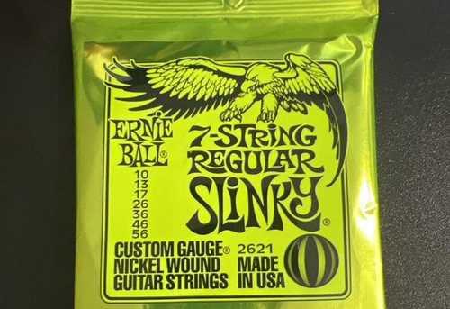 Струны Ernie Ball Regular Slinky 10-56