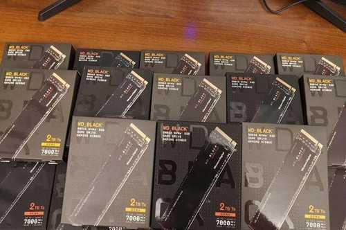 2TB WD Black SN850 NVMe M.2 SSD (Новые)