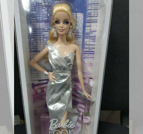 Кукла Barbie Look City Shine Silver Dress