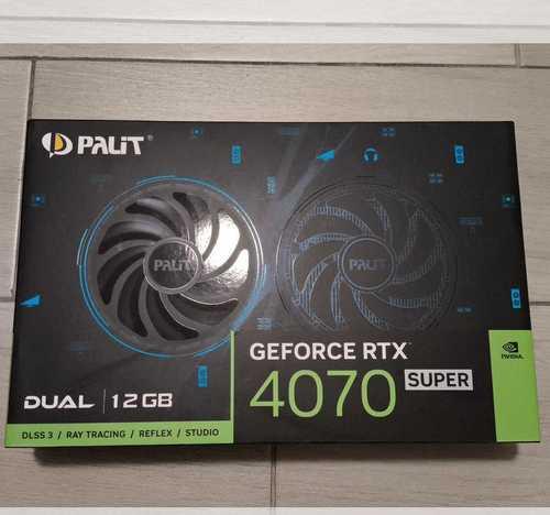 Видеокарта Palit Dual GeForce RTX 4070 Super 12Gb