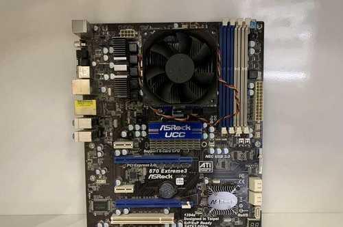 Комплект ASRock 870 Extreme3 + AMD Phenom II X6