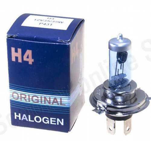 Лампа фары H4 P43T 12V 35/35W F6