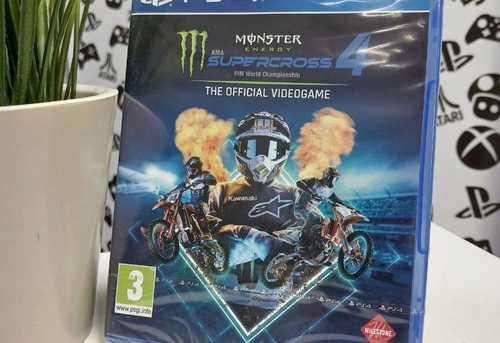 Monster Energy Supercross 4 TOV (PS4) NEW