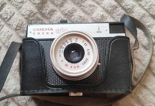 Плёночный фотоаппарат Смена м8 с корфом