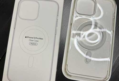 Чехол на iPhone 13 pro max прозрачный magsafe