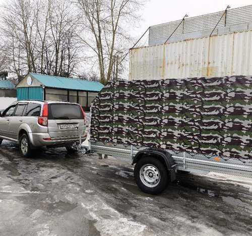 Прицеп усиленный, для бездорожья. Рессоры 5листов