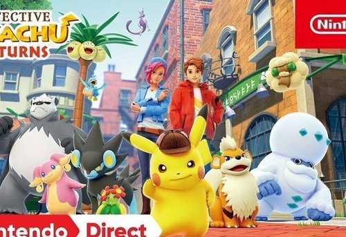 Detective pikachu returns на Nintendo switch