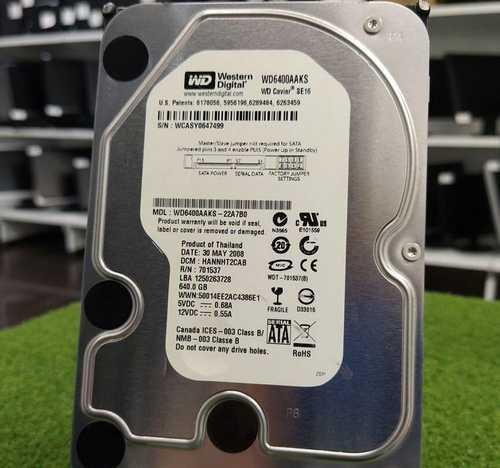 Жесткий диск WD 640 Gb 3.5"