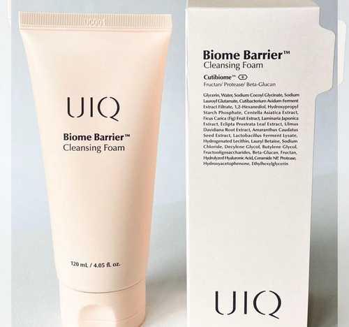 Слабокислотная пенка Uiq Biom cleansing foam