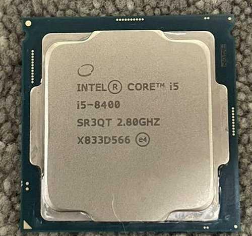 Процессор intel core i5 8400   кулер