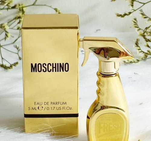 Moschino fresh gold 5 мл оригинал