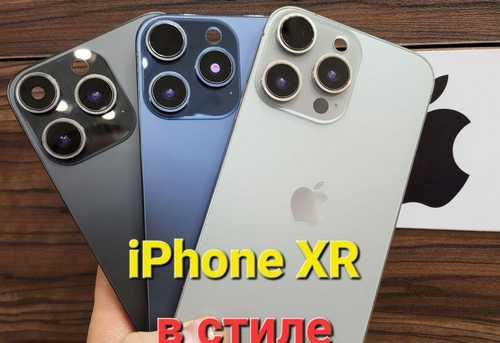 Корпус для iPhone XR в стиле iPhone 15 Pro новинка