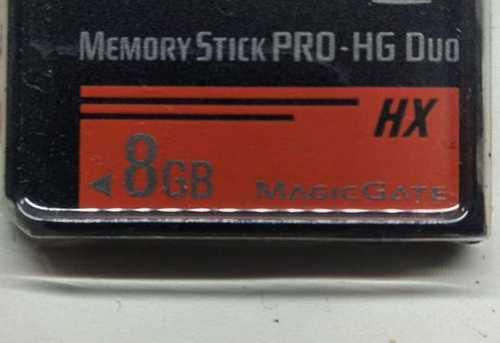 Карта памяти Sony Memory Stick PRO-HG DUO 8GB