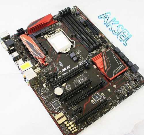 Материнская плата 1151 Asus B150M Pro Gaming / aur