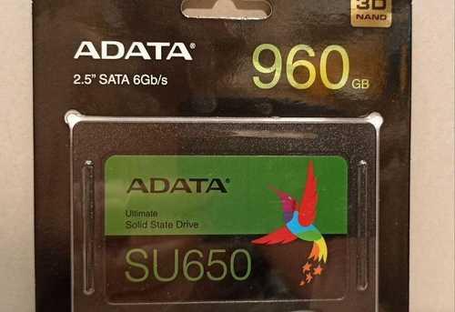 SSD adata Ultimate SU650 2.5" 960 гб