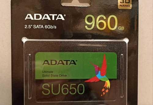 SSD adata Ultimate SU650 2.5" 960 гб