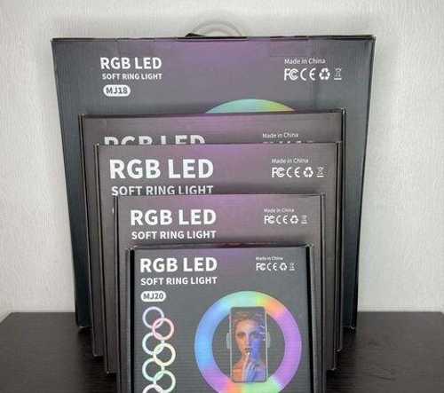 Кольцевые лампы RGB Raygood MJ-18(45 cm)
