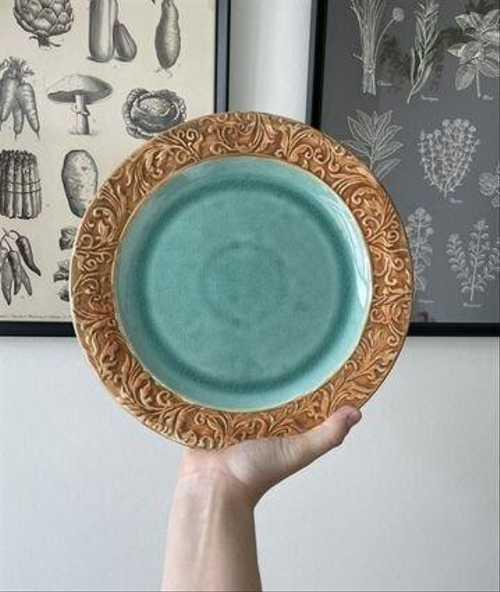 Блюдо тарелка сервировочная керамика