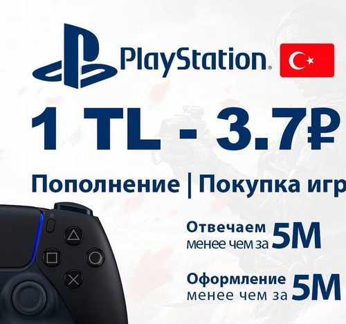 Карты пополнения PlayStation Турция / Покупка игр