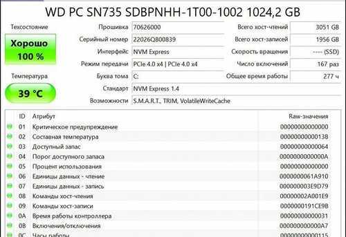 Ssd m2 nvme1tbWD M.2 2280Т WD Black SN735 1тб M.2