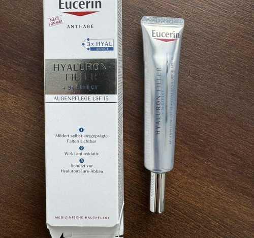 Новый крем Eucerin Hyaluron-filler вокркг глаз