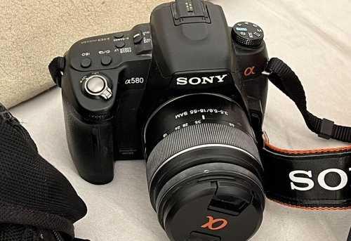 Зеркальный фотоаппарат Sony A580 kit 18-55mm