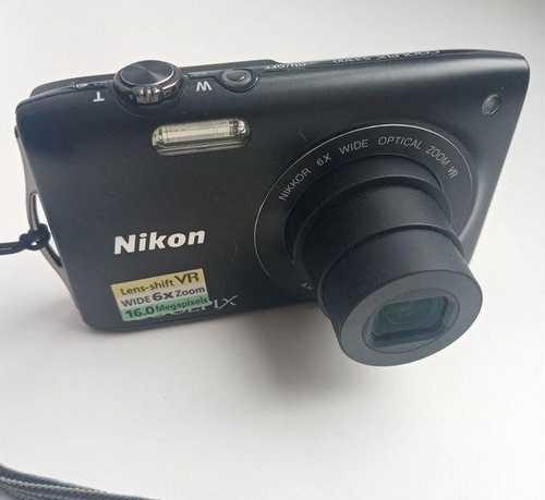 Компактный фотоаппарат Nikon coolpix S3300