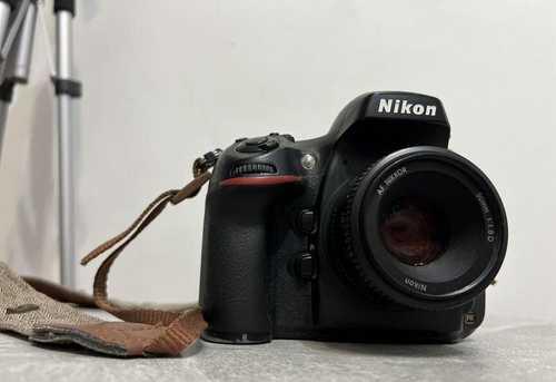 Фотоаппарат nikon d800 +подарок (объектив 50мм)