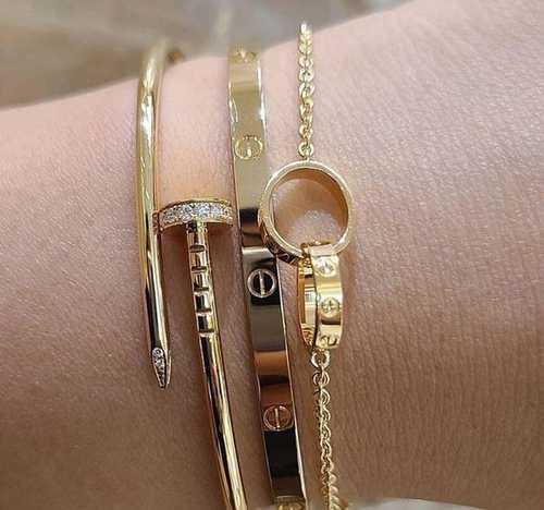 Браслеты Cartier разные модели