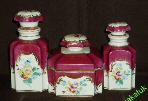 Антикварный парфюмерный набор. Конец 19 века