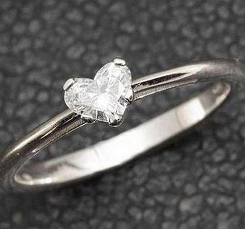 Помолвочное кольцо Мария с бриллиантом 0.5