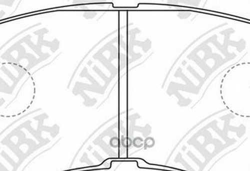 Колодки тормозные дисковые перед PN1322 NiBK