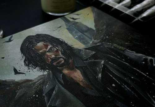 Картина маслом Киану Ривз (Keanu Reeves)