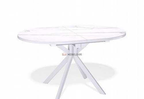 Стол обеденный Kenner DO1300 белый/керамика белая