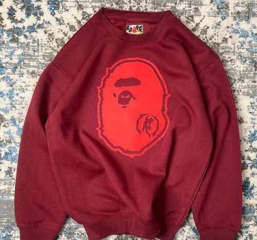 Свитшоты bape big head red