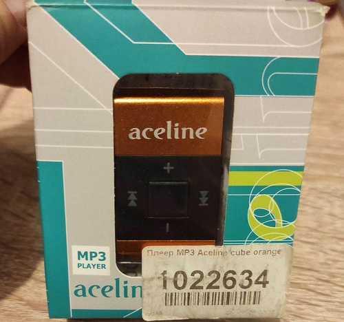 Плеер mp3 aceline cube orange