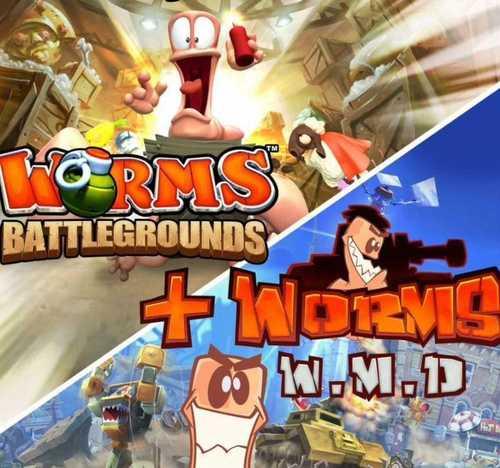 Worms Battlegrounds   Worms W.M.D PS4/PS5 RUS