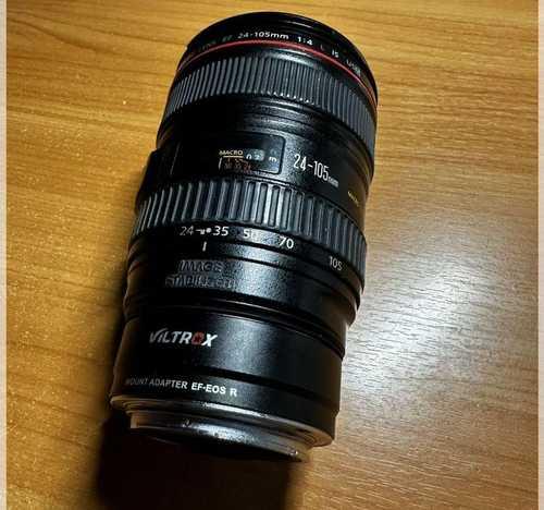 Объектив canon zoom lenf ef 24-105 mm 1:4 L USM