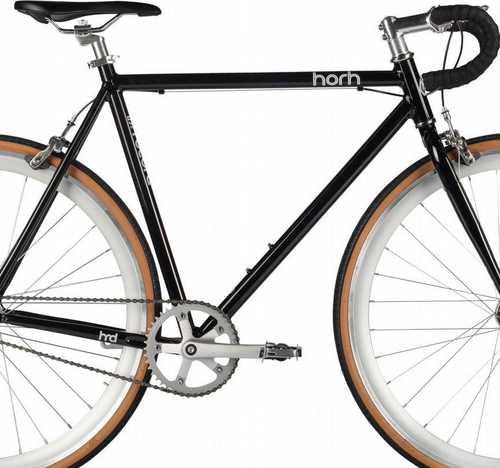 Велосипед horh record 700C (2024) Black Silver Sev
