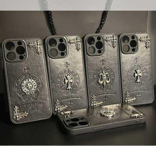 Чехол chrome hearts на iPhone