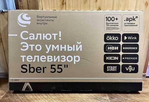 Новый Телевизор SMART TV Sber 55 (139см) 4К