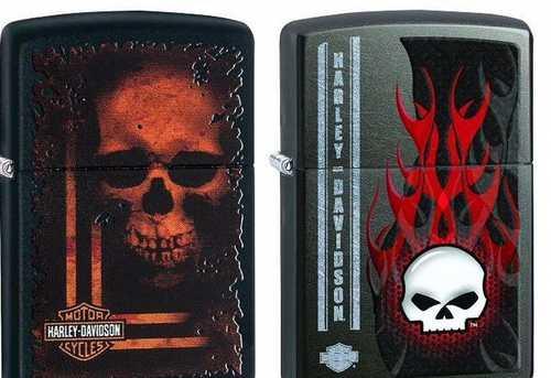 Зажигалка Zippo Harley Davidson Skull