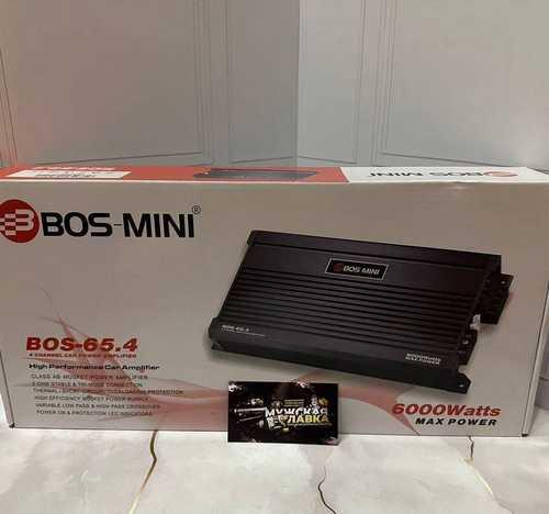 Усилитель от BOS-mini 65.4 6000W 4-х канальный