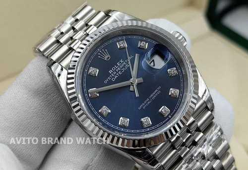 Женские часы Rolex Datejust 36 синий циферблат нов