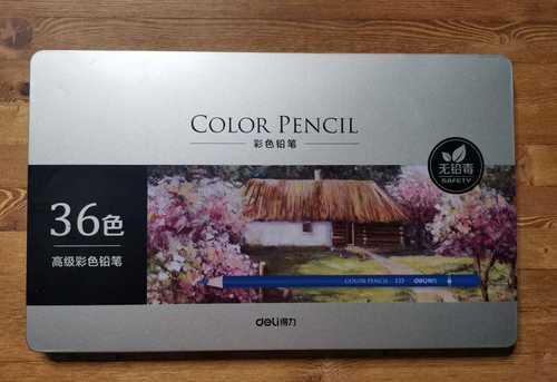 Цветные карандаши DEli 36 цветов
