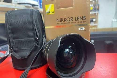 Nikon nikkor lens AFS 14-24mm f/2.8G ED