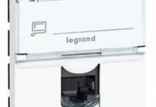 Legrand 76554 Розетка Mosaic RJ45 Cat 5e 2M